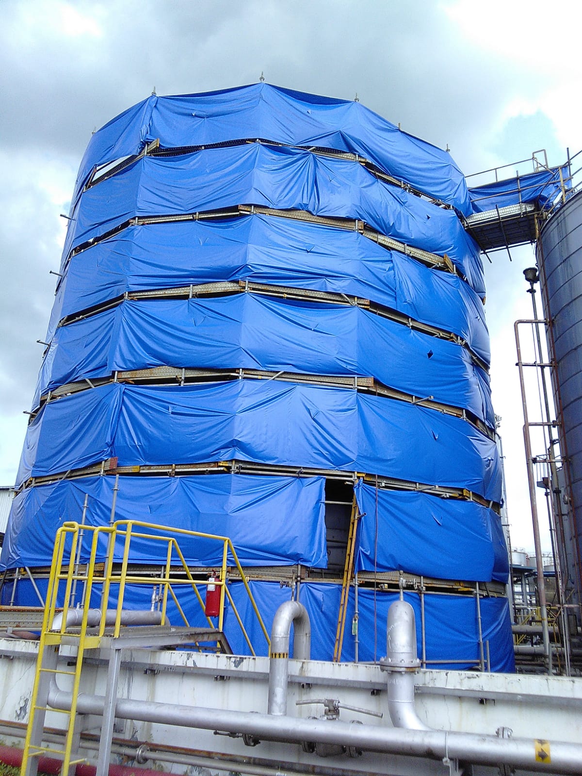 Hazardous Chemical Storage Tank Cleaning & Demolition - Water & Waste ...